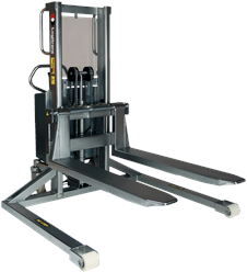Electric Stacker, inox with Straddle Legs (EHSSI) – RT Equipment